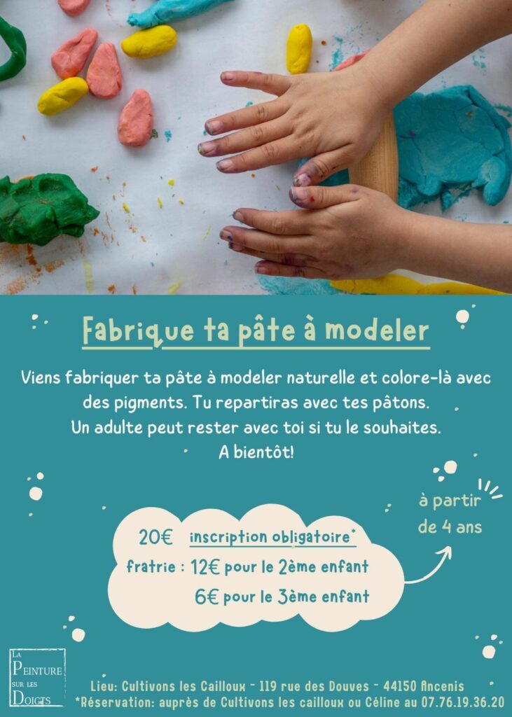 Atelier pâte à modeler